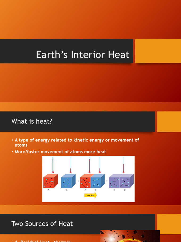 Earths Internal Heat | PDF