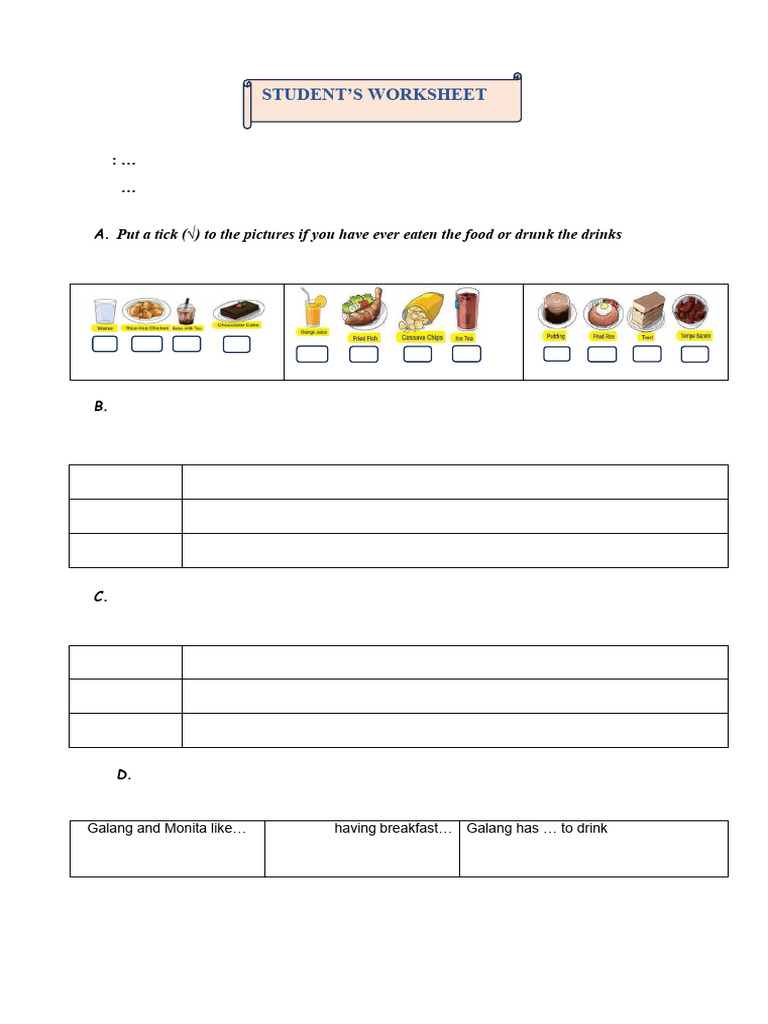 Student'S Worksheet: Name: Class | PDF