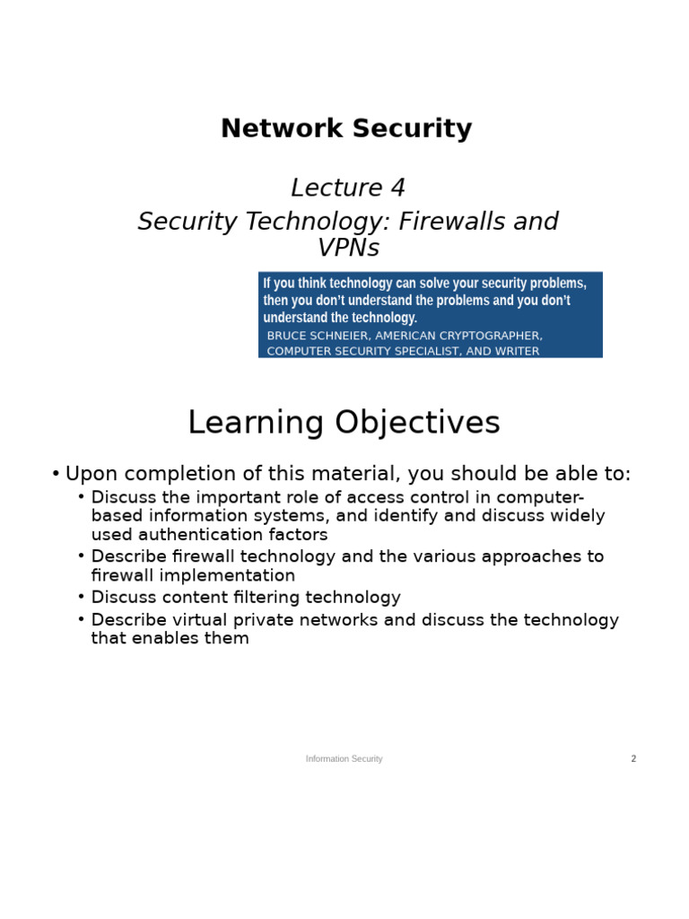 4 Firewalls | PDF