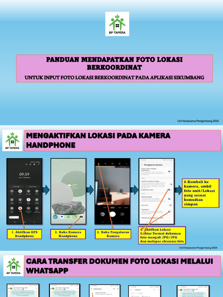 Panduan Mendapatkan Foto Lokasi Berkoordinat Untuk Input Foto Sikumbang ...