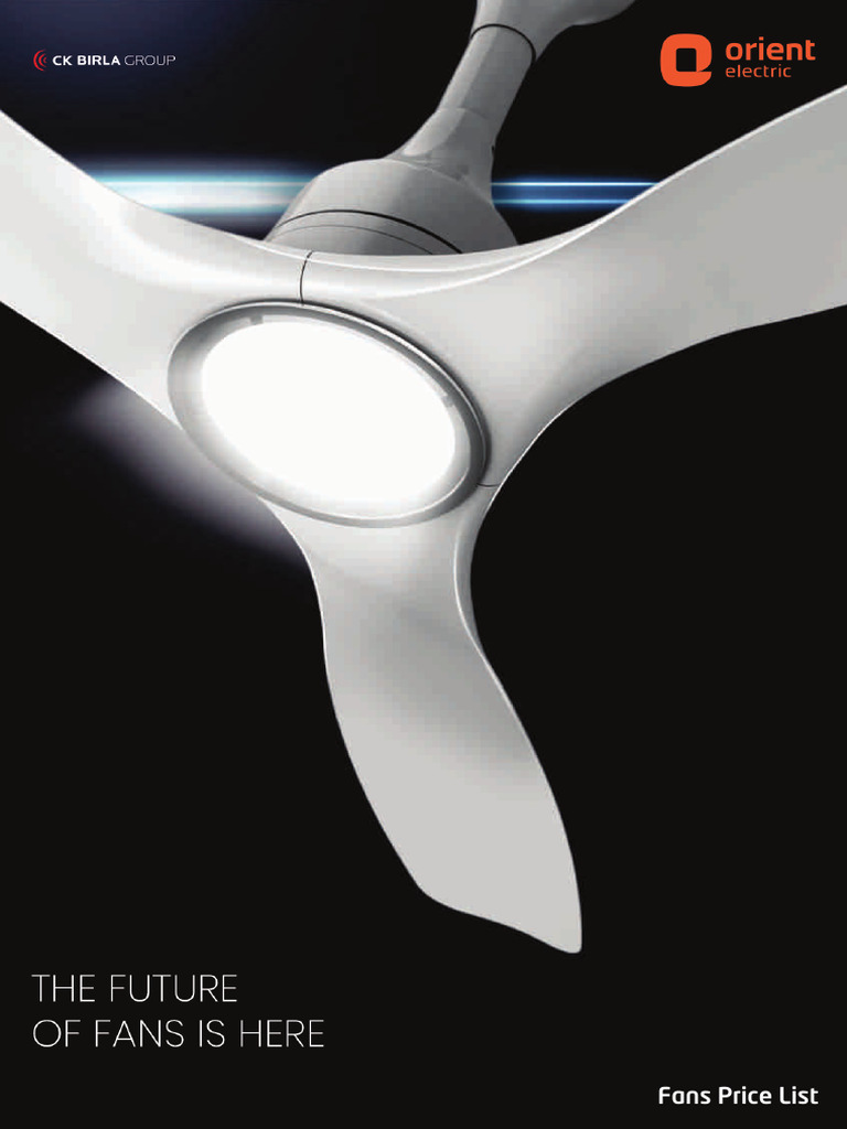 Orient Fans Pricelist 2024 | PDF