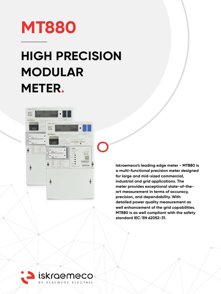MT880 High Precision Modular Meter Brochure en August23 | PDF