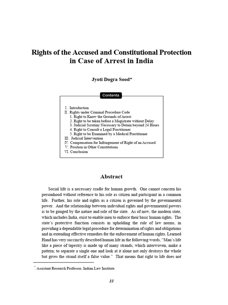 Rights of The Accused | PDF