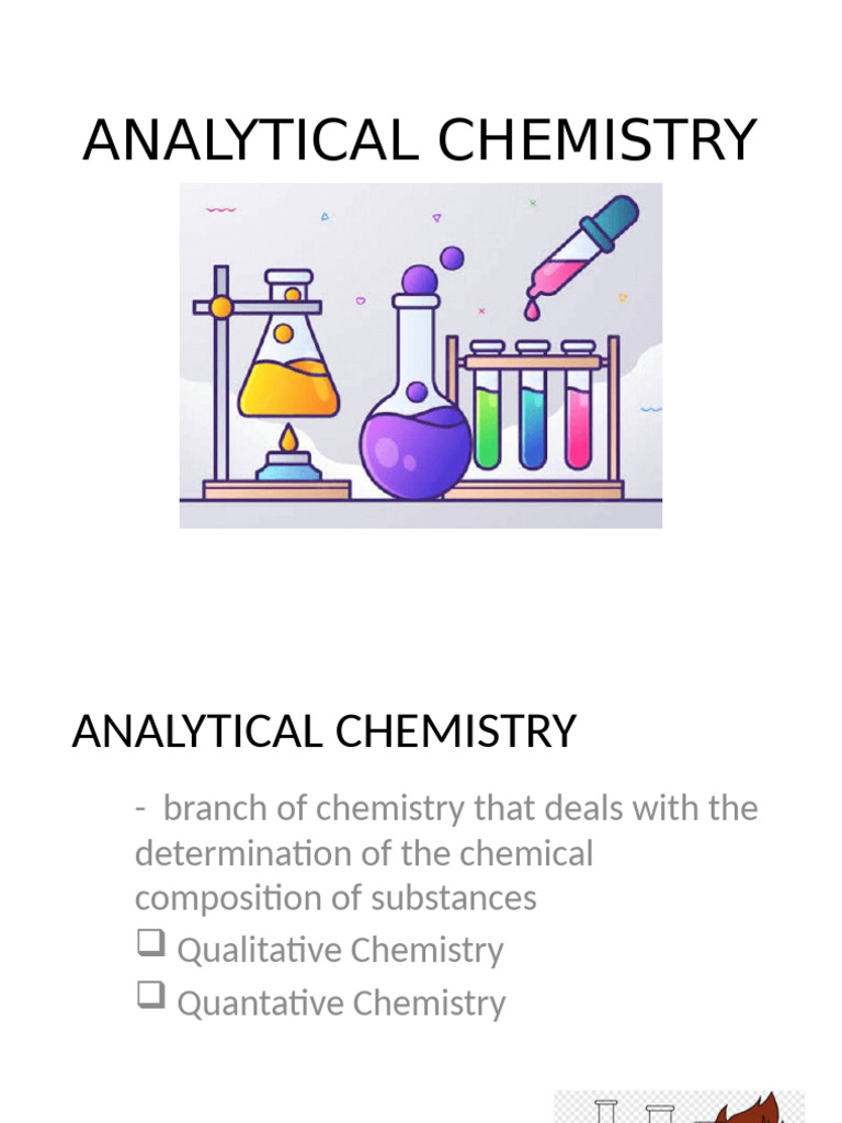 ANALYTICAL-CHEMISTRY | PDF