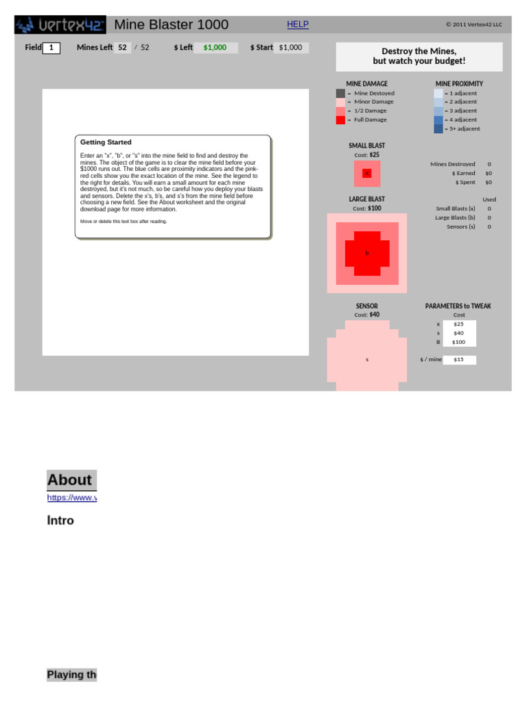 Mine Blaster 1000 | PDF | Naval Mine