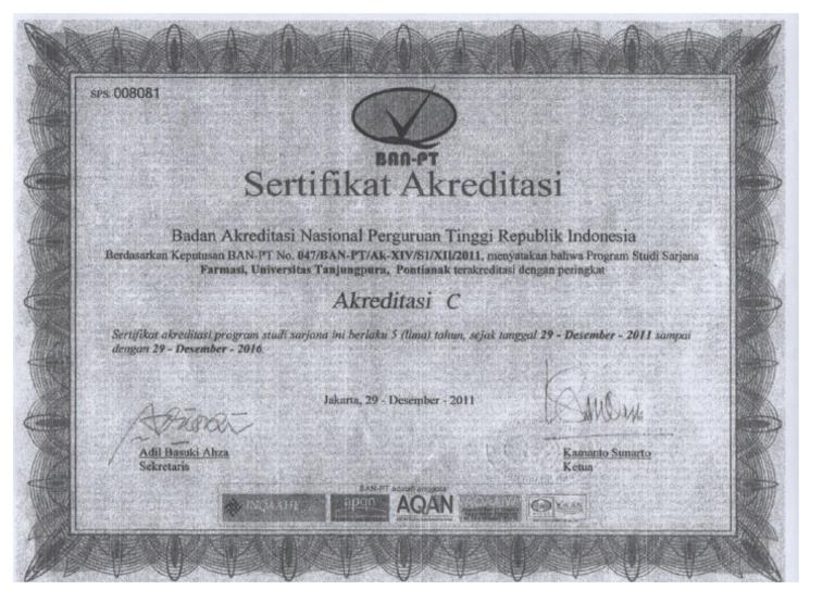 Akreditasi S1 C | PDF