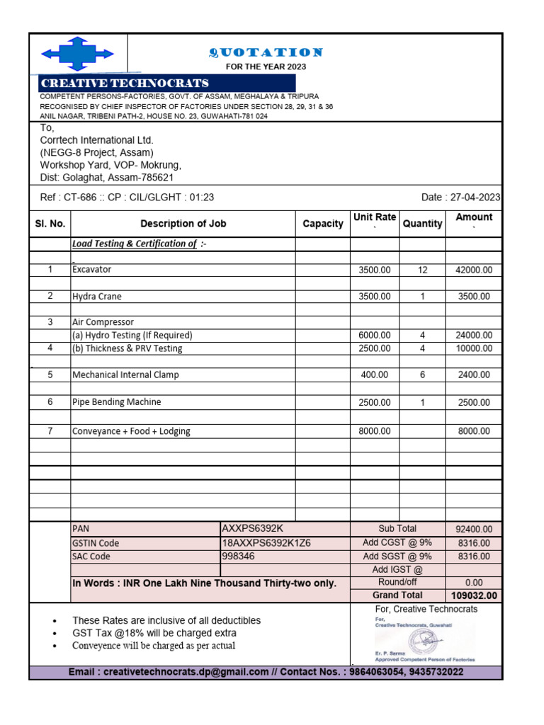 Corrtech International LTD Golaghat | PDF