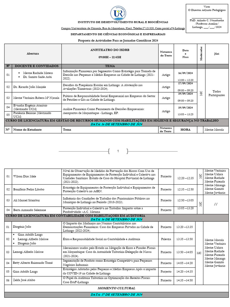 Jornadas Cientificas-DCEE-2024-Actualizado-1 | PDF
