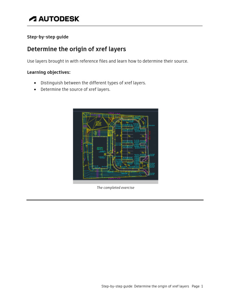 ACADCP24 - SBS - M1!01!04 - Determine The Origin of Xref Layers | PDF