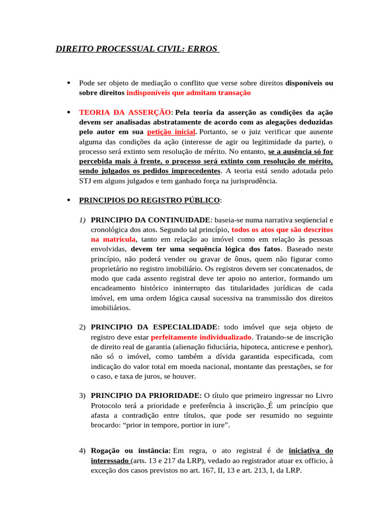 Direito Processual Civil | PDF