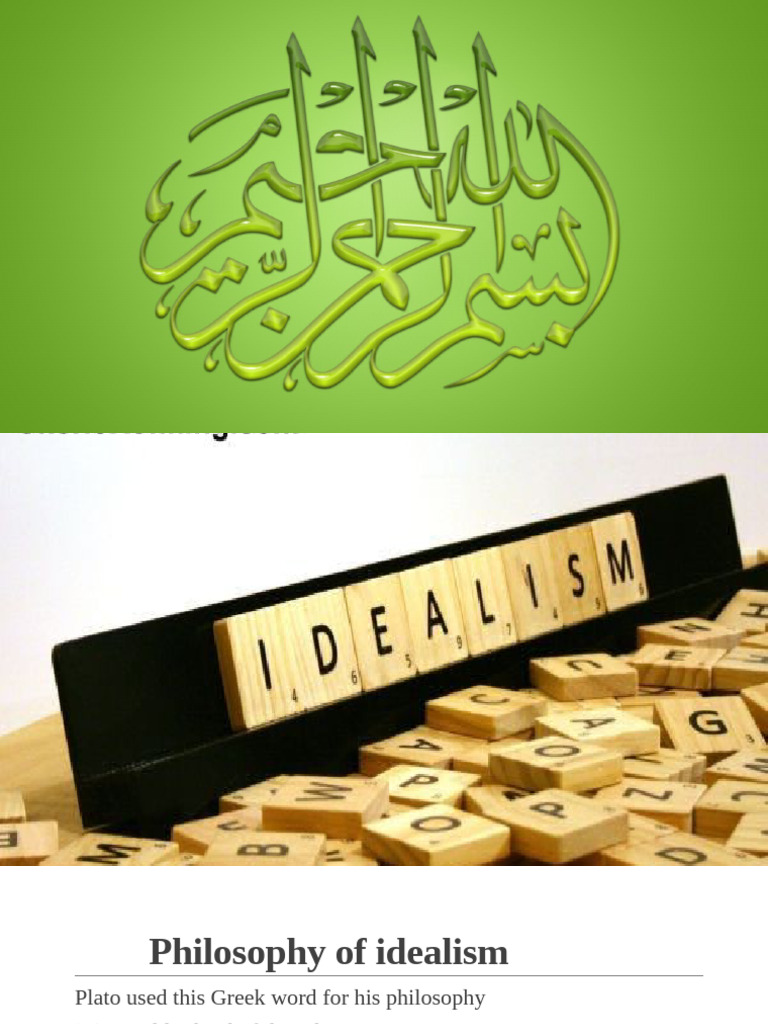Idealism | PDF