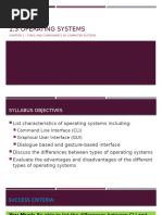 User Interfaces in Operating Systems | PDF | Graphical User Interfaces | Command Line Interface