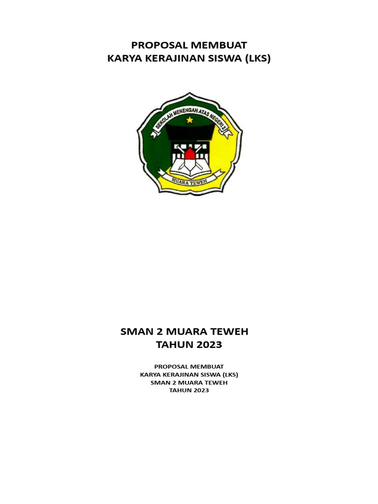 Proposal Prakarya 1 | PDF