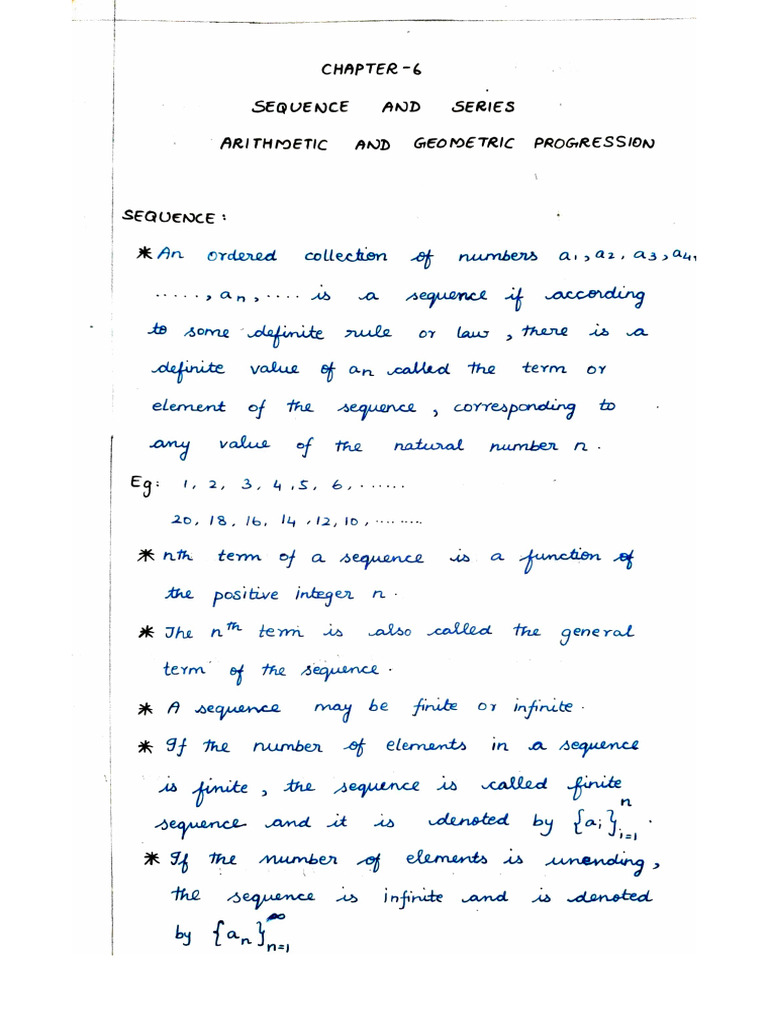 Chapter 6 - Handwritten Notes | PDF