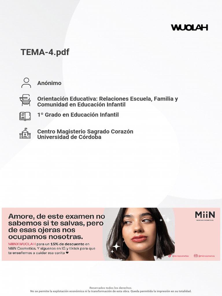 Wuolah Free TEMA 4 | PDF