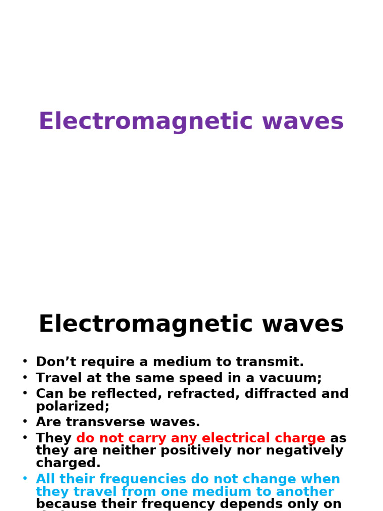 EM waves | PDF