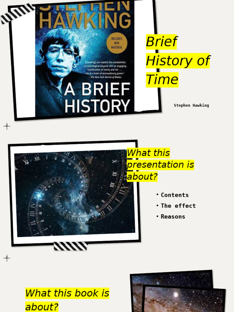 Brief HIstory of Time | PDF