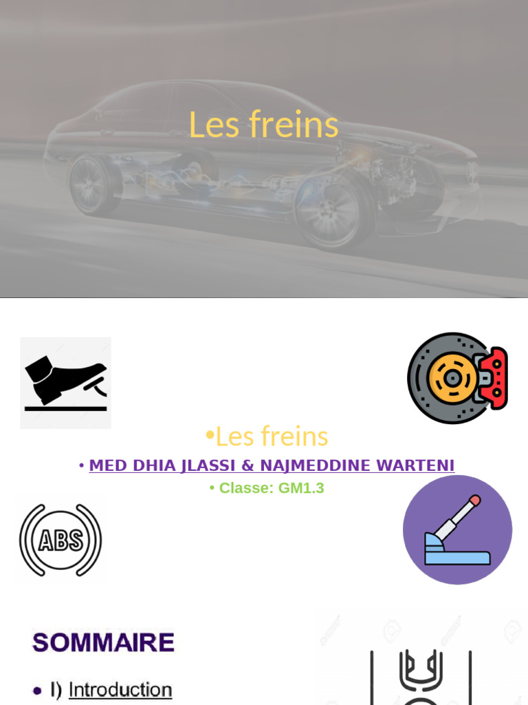 Les Freins | PDF