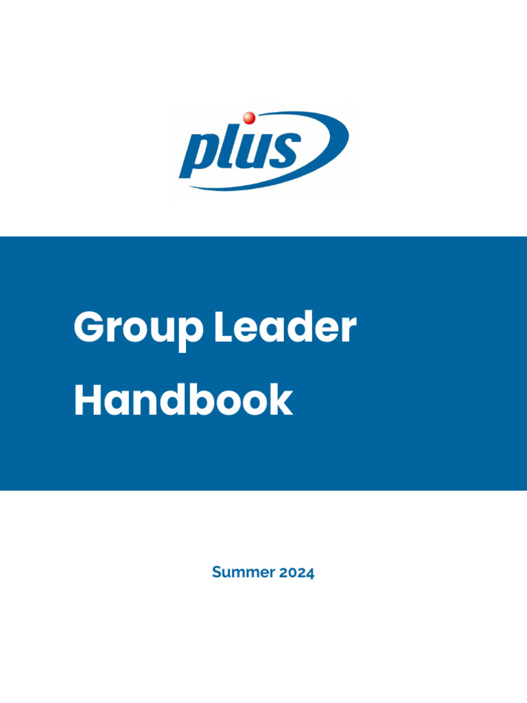 Group Leader Handbook Plus | PDF