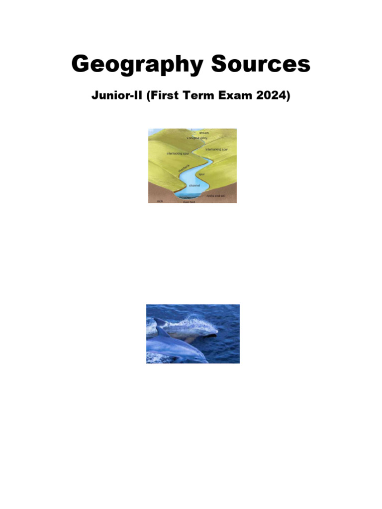 Geography Sources Junior II | PDF | Science & Mathematics