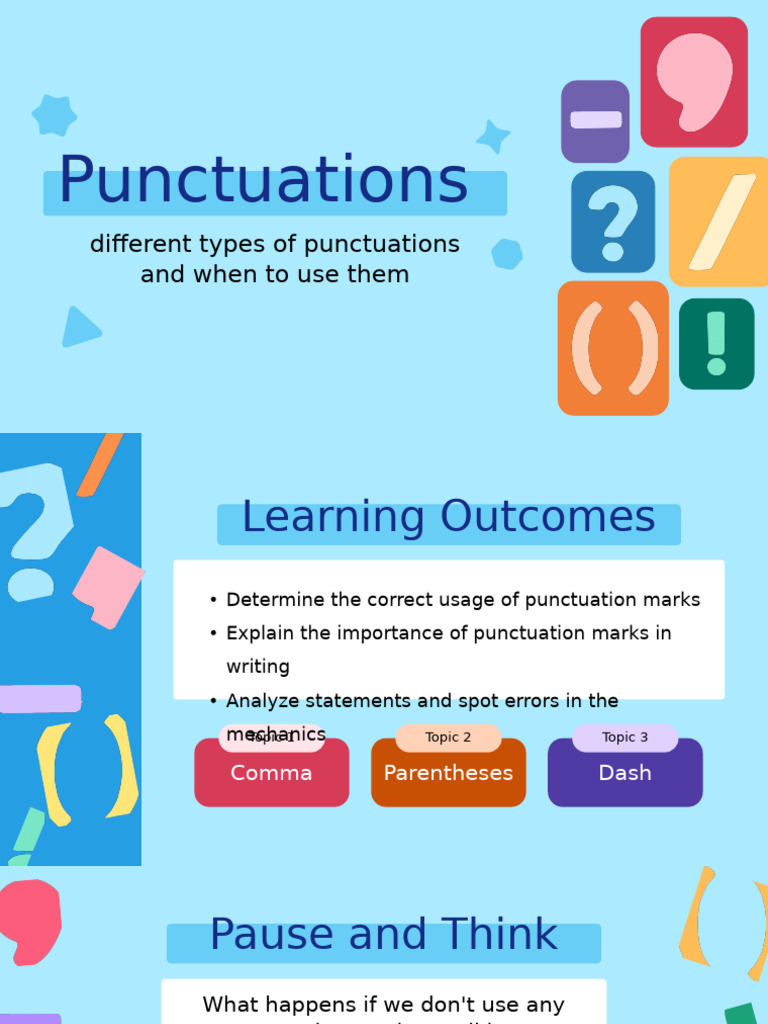 Punctuation Guide for Writers | PDF | Comma | Language Arts & Discipline