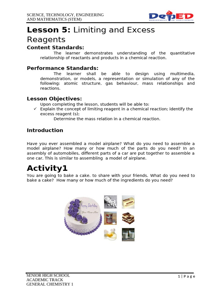 Week-5-Activity-Sheet-GEN-CHEM-1 | PDF