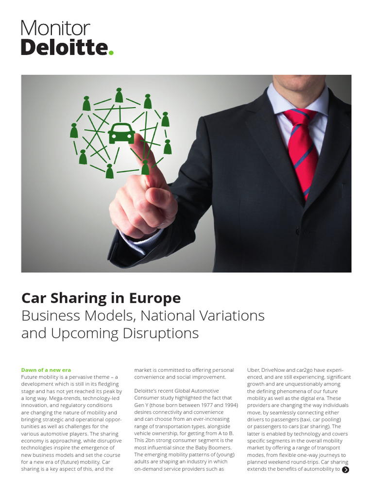 CIP Automotive Car Sharing in Europe | PDF