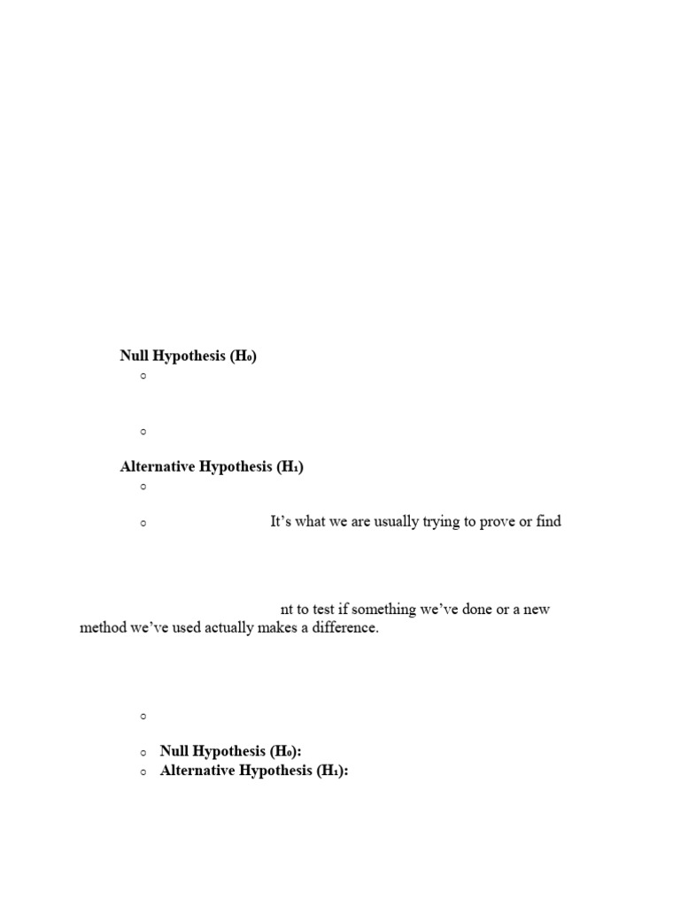 Hypothesis Testing | PDF