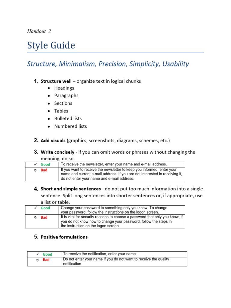 Sample+Style+Guide | PDF