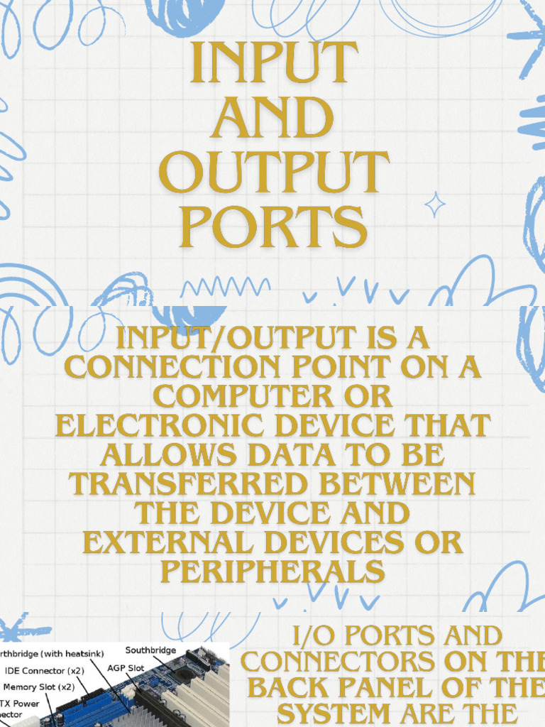 INPUT OUTPUT PORTS | PDF