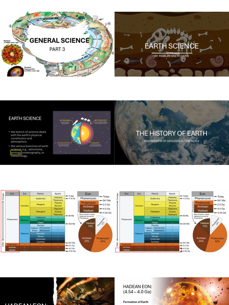Earth Science Print | PDF