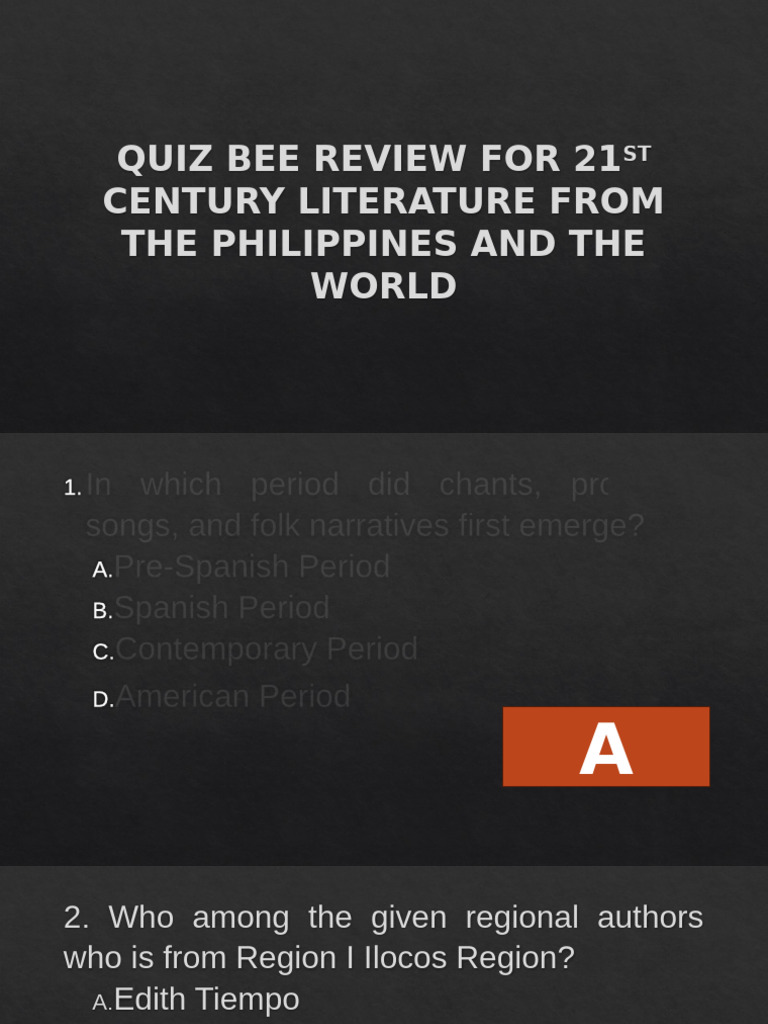 21st Review q1 | PDF
