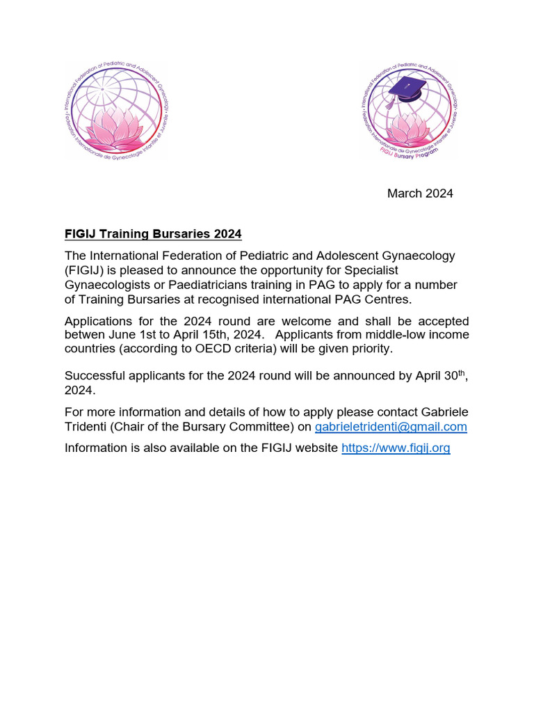 2024 Figij Bursary Advertisement | PDF