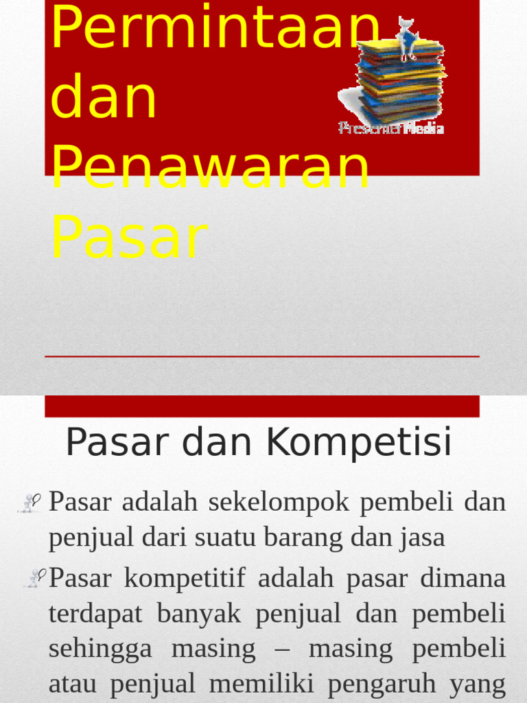 Kekuatan Permintaan Dan Penawaran Pasar | PDF