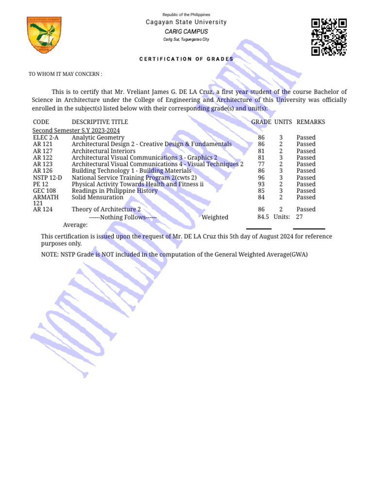 Cog Second Sem | PDF