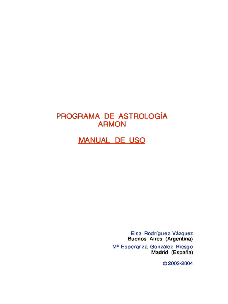 Manual Armon | PDF