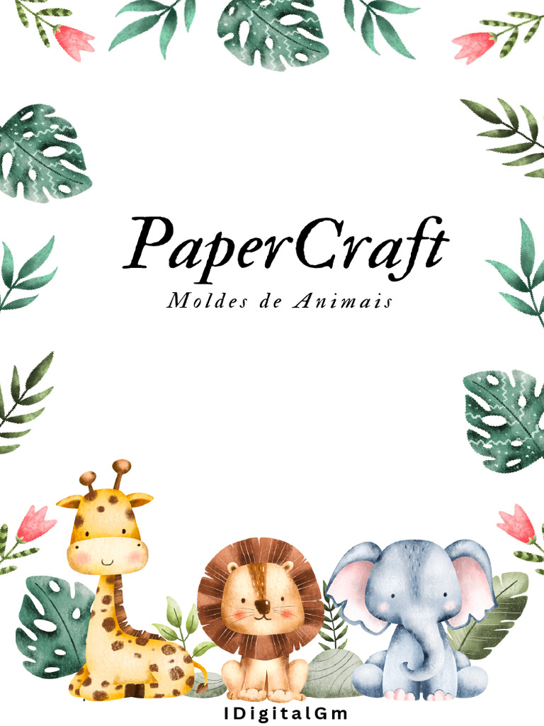 54 Moldes de Papercraft | PDF