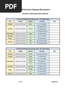 Remedial Time Table | PDF