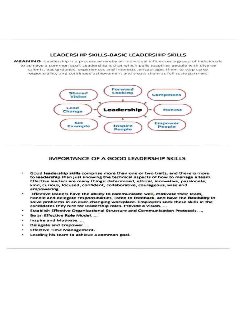 Leadership Skills | PDF