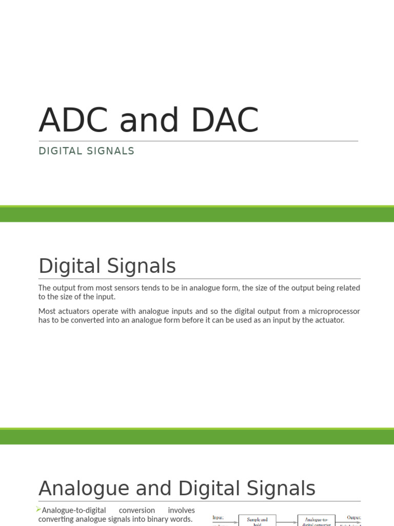 ADC and DAC | PDF