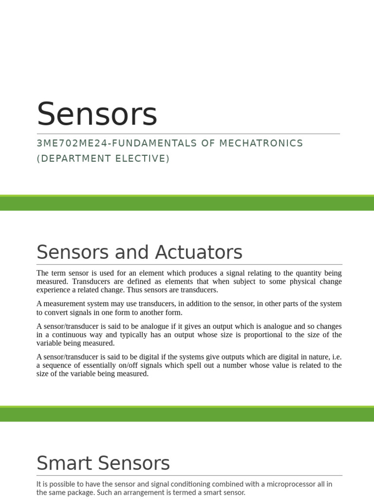 002 Sensors | PDF