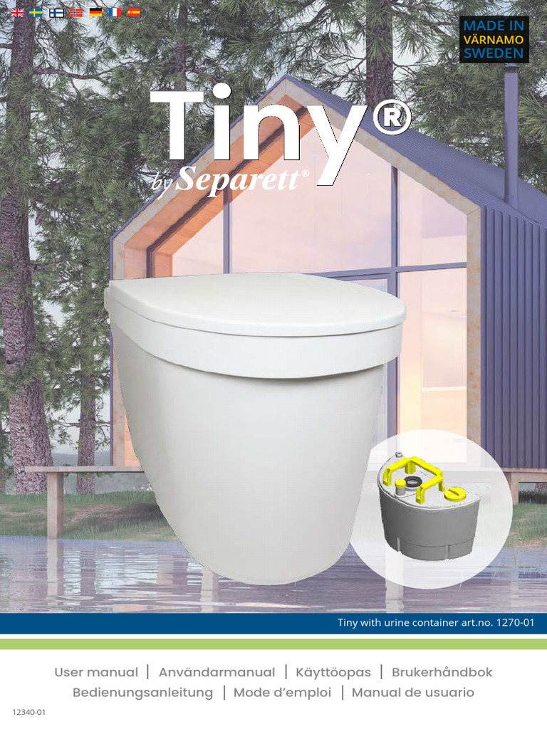 12340-01 User Manual Tiny With Urine Container ALL Languages WEB | PDF