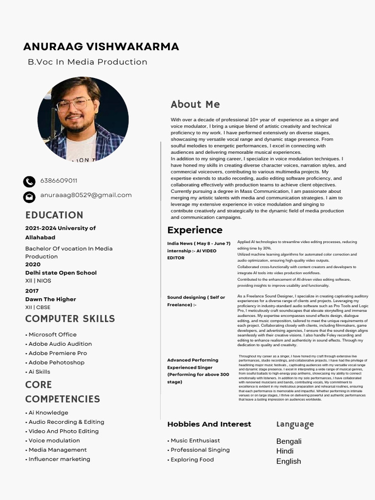 Anurag Updated Resume - 1 | PDF