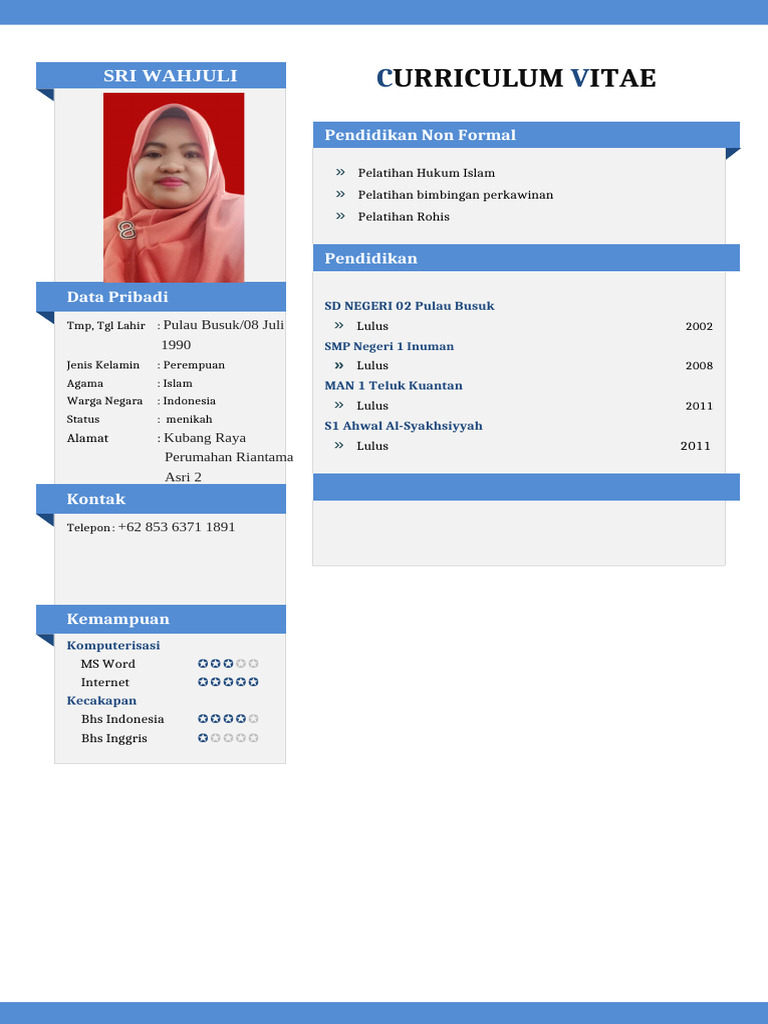 Contoh CV | PDF
