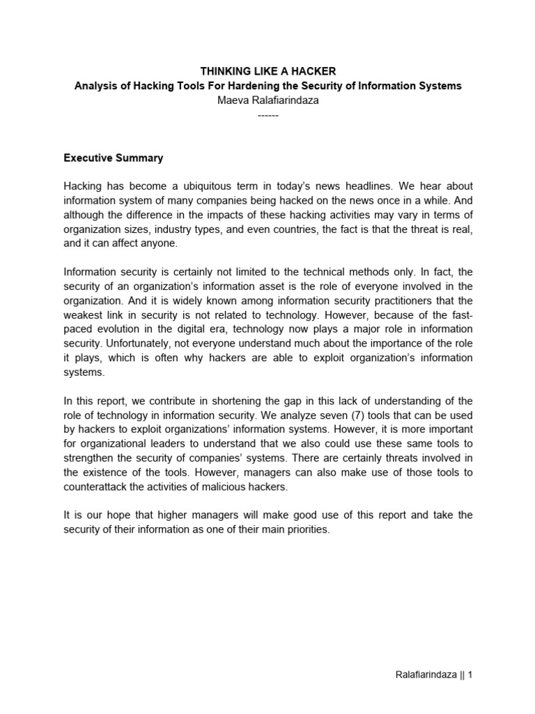 Thinking_Like_A_Hacker | PDF