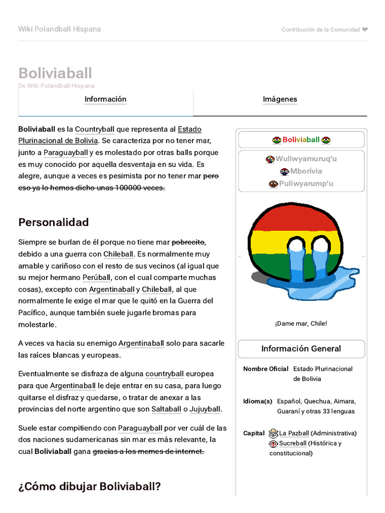 Boliviaball - Wiki Polandball Hispana | PDF