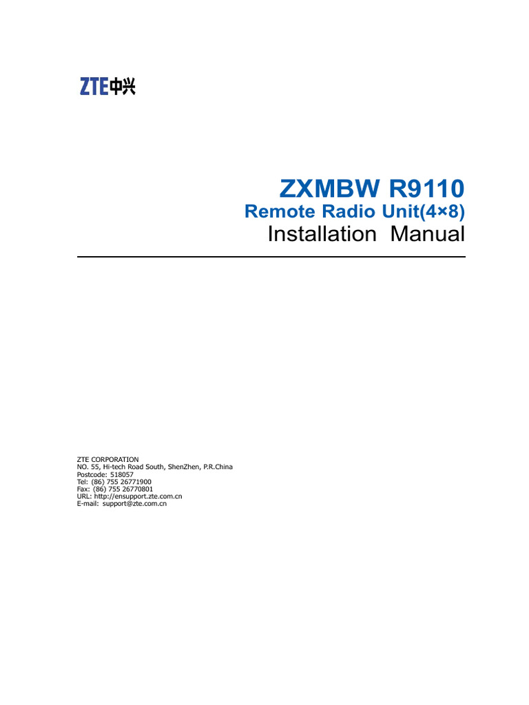 Installation Manual 1317841 | PDF