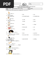 My Body - Grade 1 | PDF