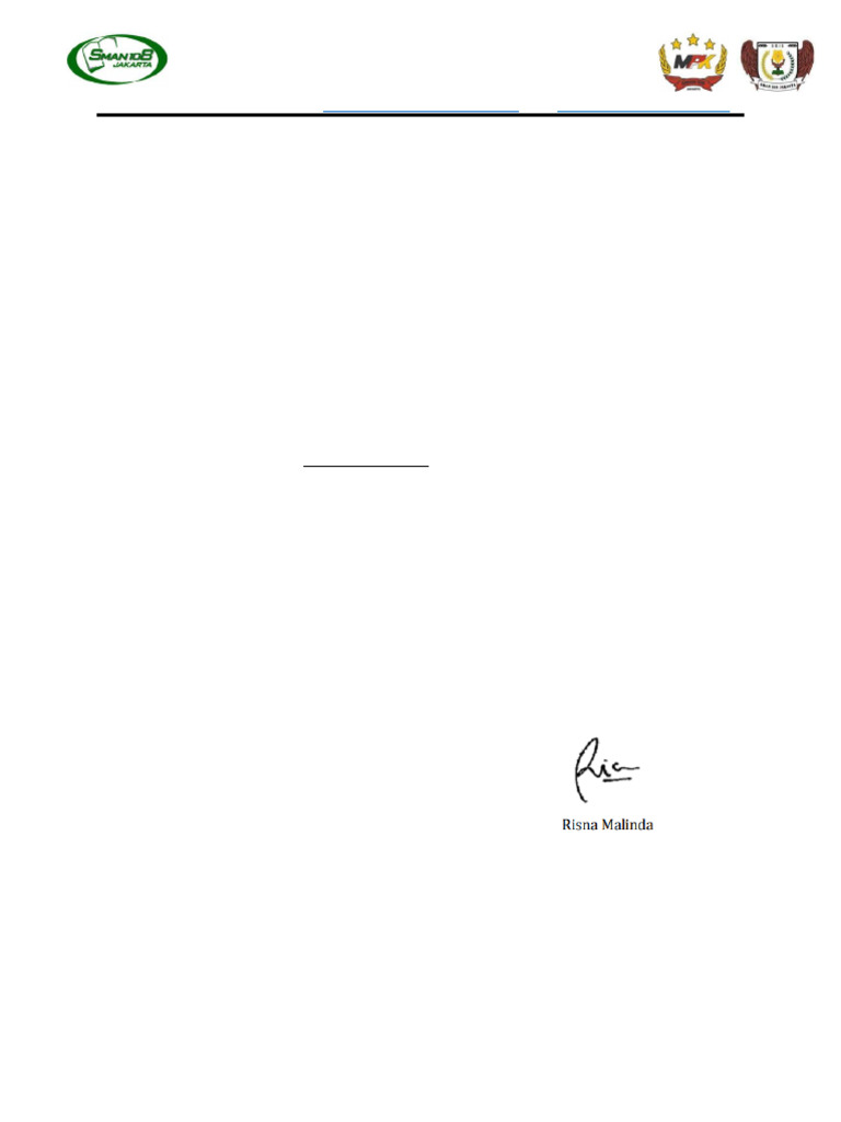 Surat Perizinan Orang Tua Thufael Ahmad Adam Ashari X-C | PDF