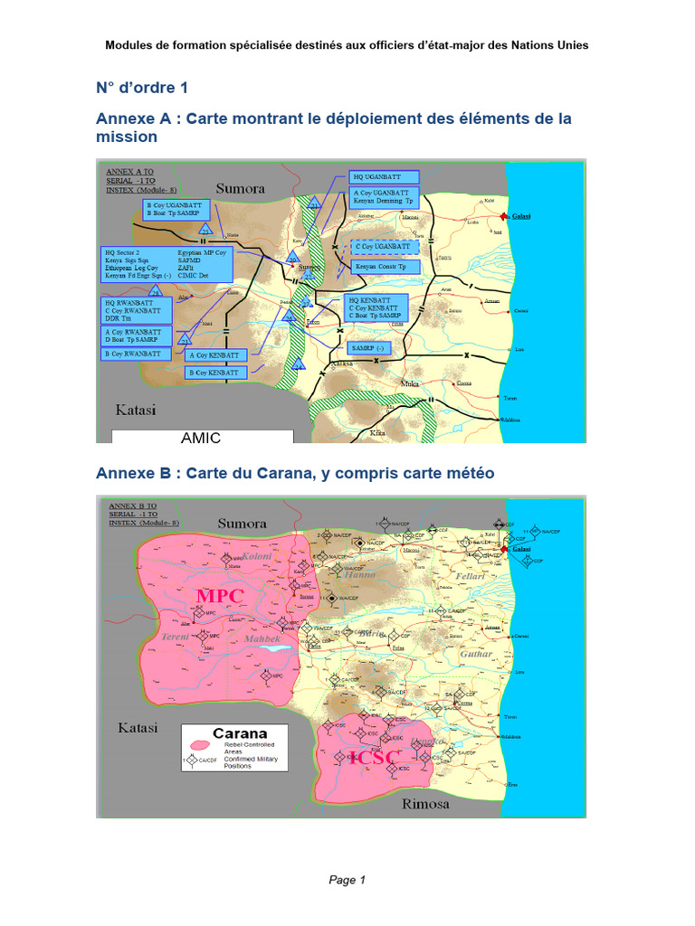 031-008 Exercice CARANA - Dossier complet | PDF